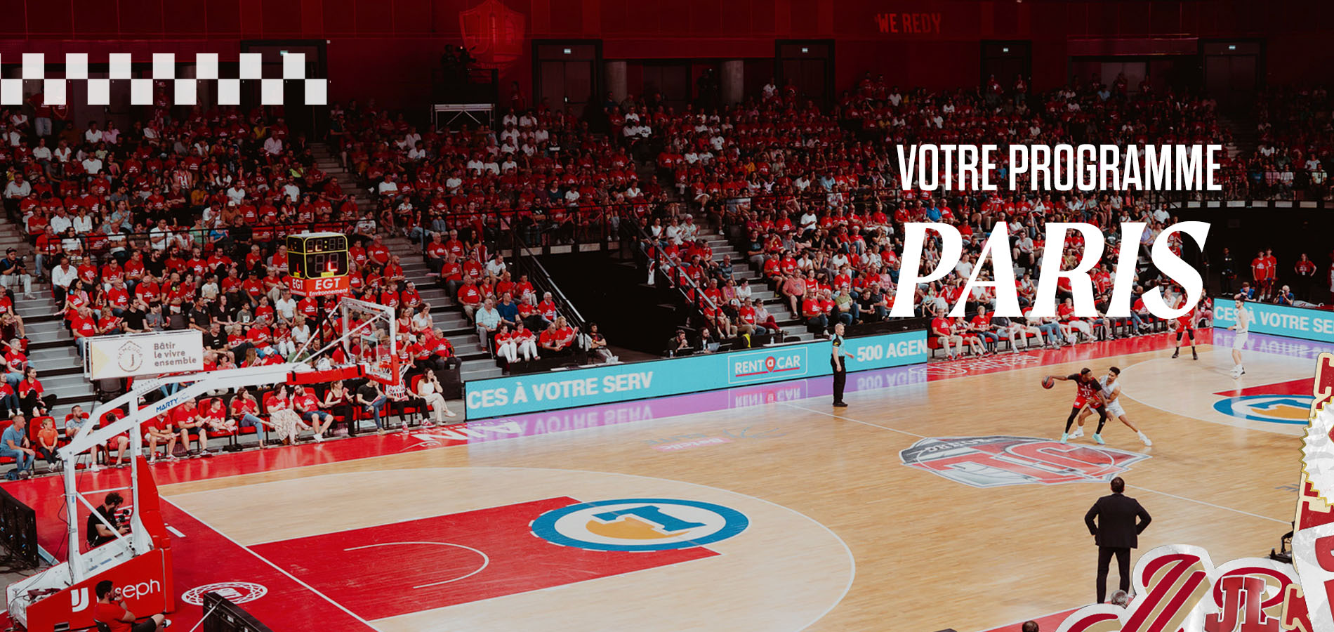 Le programme de votre match JL Bourg - Paris Basketball - JL Bourg Basket